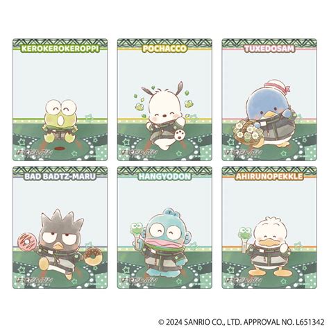サンリオ はぴだんぶい アクリルスタンドスタンプ 6種類×2 キャラクターグッズ