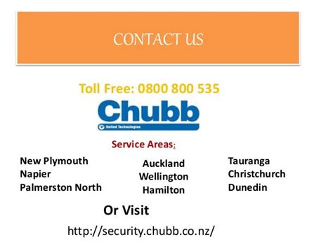 Chubb Security A Leading Provider Of Burglar Alarm Systems In New Zealand