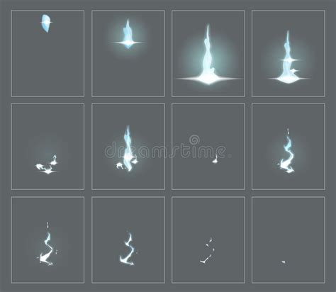 Sheet Animation Light Stock Illustrations 455 Sheet Animation Light