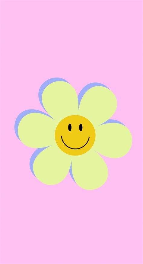 Smiley Face Flower Phone Background Artofit