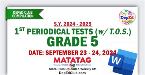 Grade 5 Matatag Pt Q1 Archives The Deped Teachers Club