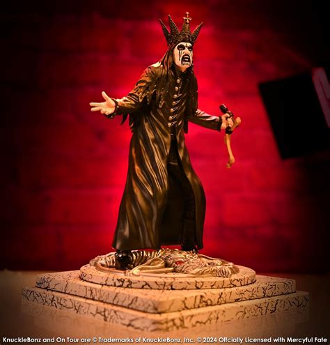 King Diamond Iii Mercyful Fate Black Knucklebonz Statue