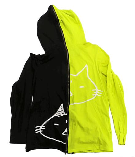 駿河屋 歌広場淳 セパレートツートンパーカー イエロー×ブラック フリーサイズ 「mint Neko×歌広場淳ゴールデンボンバー」 ね