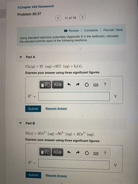 solved review i constantsi periodic table using standard