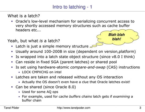 Oracle Latch And Mutex Contention Troubleshooting Ppt