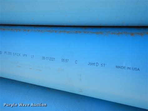 48 Sanderson C900 Dr14 Pvc Water Pipe In Fredonia Ks Item Dn0460