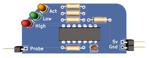 TTL Logic Probe RC2014
