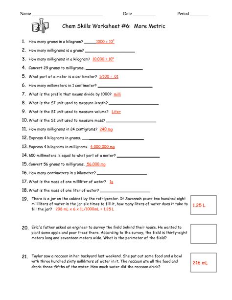 Moles Molecules And Grams Worksheet Answer Key Printable PDF Template