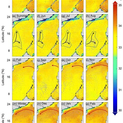 Seasonal And Monthly Reconstructed Sea Surface Salinity SSS Fields