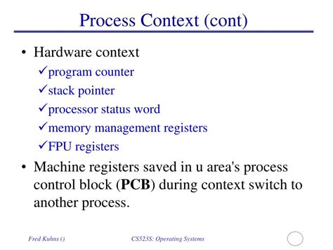 Ppt Unix Background And The Traditional Process And Kernel