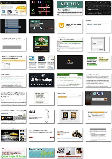 Jqueryによるuiデザインのチュートリアル、tips、プラグインとその例35個まとめ いぬらぼ