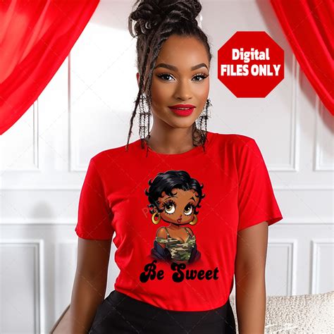 Betty Boop Png With Different Trendy Color Shirts Leopard Zebra Camo Bling Rainbow Etsy