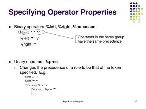 Ppt A Brief Yacc Tutorial Powerpoint Presentation Free Download Id