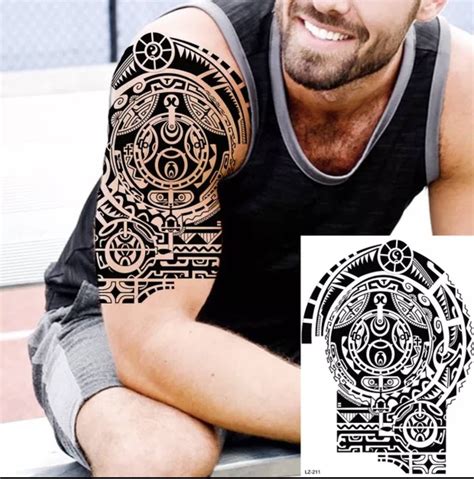 Polynesian Temporary Tattoo Maori Tattoo 2115 Cm Etsy Australia