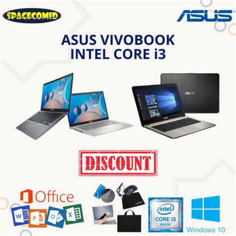 Jual Asus Vivobook Intel Core I Gb Ram Gb Ssd Win Free Acc Gb Tb Hdd
