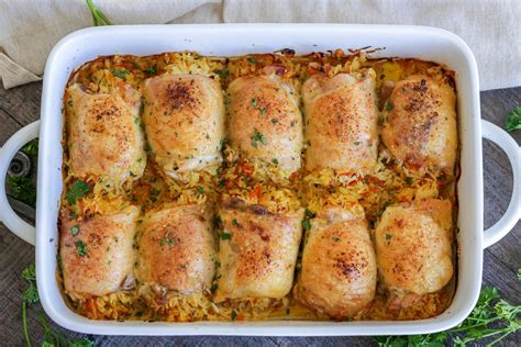 Rice Stuffed Chicken Thighs Momsdish