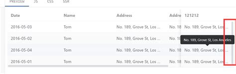 Component Table 表格再固定尾部 Fixedright 后，某几个分辨率下滚动条在没有溢出的情况下出现了