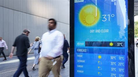 Uk Heatwave Hottest Day Recorded As Thunderstorms Warning In Some