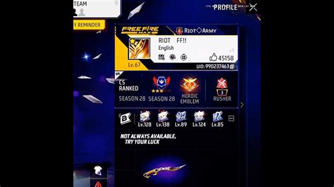 Riot Profile Riotff Shortsfeed Shorts Fhgking Fhg King Youtube