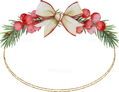 유토이미지 상세페이지 베이직샵 22241679 수채화 크리스마스 프레임