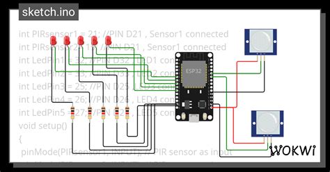 AUTOMATIC STREET LIGHT CONTROL SYSTEM Wokwi ESP32 STM32 Arduino