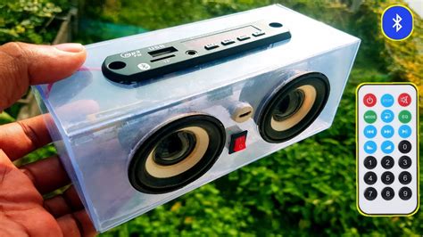 How To Make Bluetooth Speaker Bluetooth Speaker Make At Home YouTube