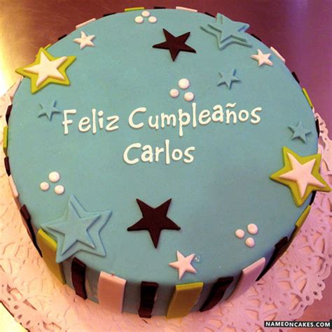 Feliz Cumplea Os Carlos Im Genes De Pastel