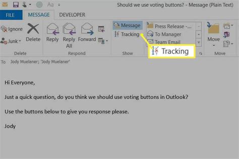 How To Create A Poll In Outlook
