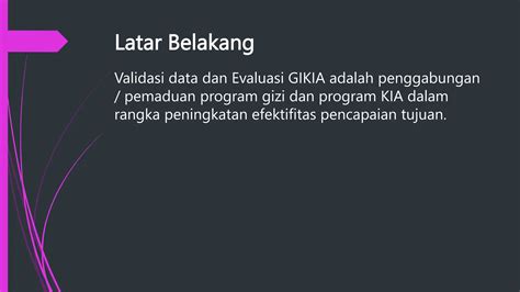 Evaluasi Dan Validasi Data Gizi Uptd Puskesmas Simpang Dua Pptx Pptx