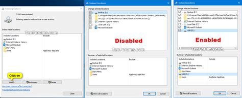 Disable Adding Removable Drives To Index And Libraries In Windows 10