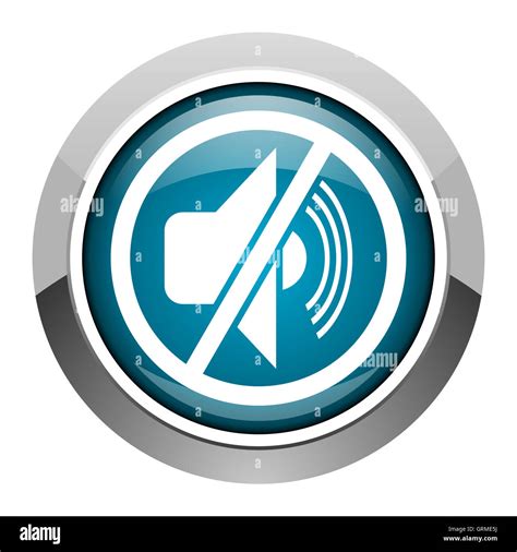 Mute Speaker Icon Symbol Cut Out Stock Images Pictures Alamy