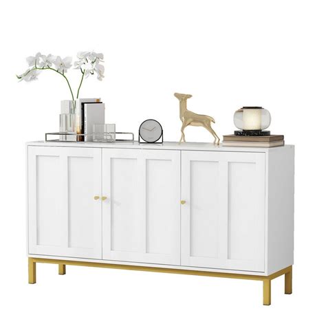 Modfu Sideboard Modernes Küchenschrank Anrichte 3 Türiges Sideboard