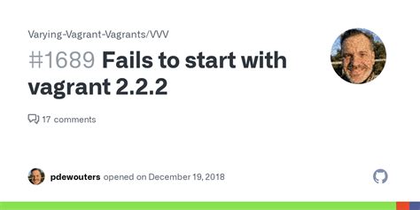 Fails To Start With Vagrant 222 · Issue 1689 · Varying Vagrant Vagrantsvvv · Github