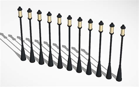 3d Design Street Lamp Tinkercad