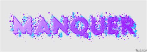 Manquer Text Effect And Logo Design Word