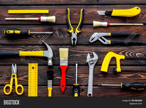Set Tools Constructor Image And Photo Free Trial Bigstock