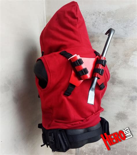 Kostum Rompi Cosplay DC Red Hood Outlaw ZA Custom Armor Vest HEROLABS