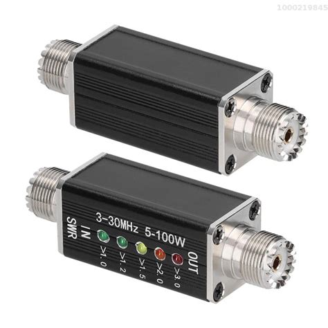 Smart Sensor Led Swr Meter 3 30mhz Frequency Shortwave Standing Waves Indicator With 5 Leds M
