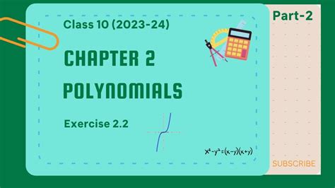 Chapter Polynomials Ex Class Th Part Youtube