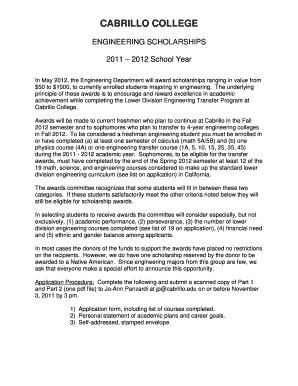 Fillable Online Cabrillo PDF Format Application Cabrillo College