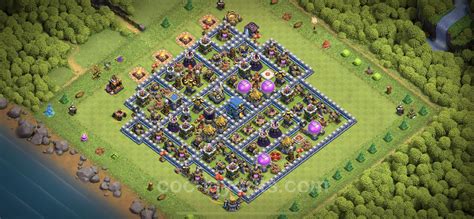 Best Anti 3 Stars Base Th12 With Link Hybrid Town Hall Level 12 Base