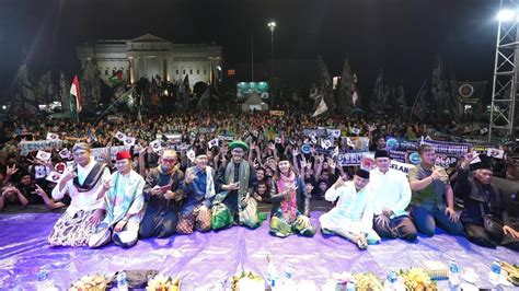Relawan Ganjar Mahfud Md Gelar Selawat Kebangsaan Di Yogyakarta Doakan Menang Pilpres