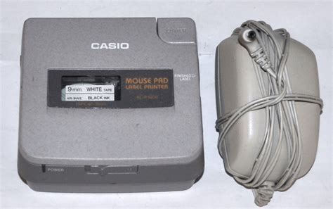 Used Casio Mouse Pad Label Printer Kl P1000 Usb Good School Surplus