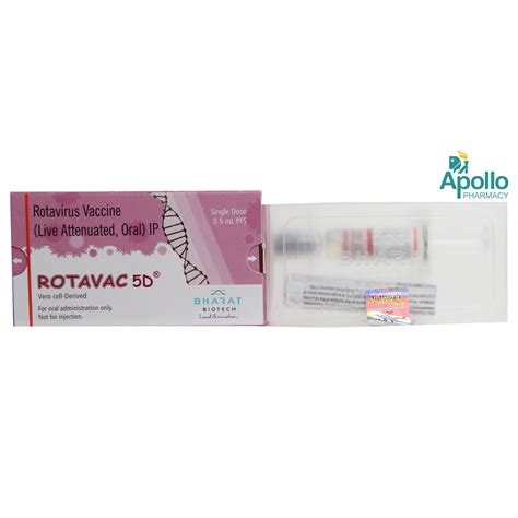 Rotavac 5d Vaccine 0 5ml Price Uses Side Effects Composition