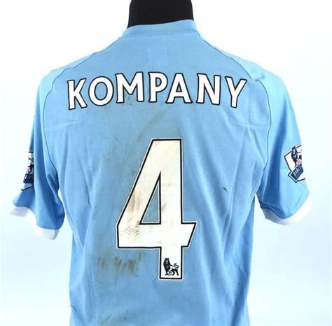 Vincent Kompanys Manchester City Shirt Sells For £715 Despite Being