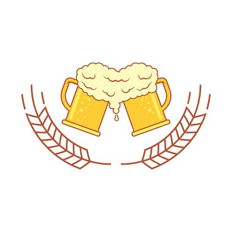 Vector Del Logotipo De La Cerveza Artesanal Vector Premium