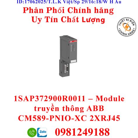 Module 1sap372900r0011 Module Truyền Thông Abb Cm589 Pnio Xc 2xrj45 Thietbidienchinhhang