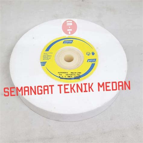 Jual 6 BATU POLES ASAH GERINDA DUDUK ASAH KETAM NORTON 6 Inch GRIT 60