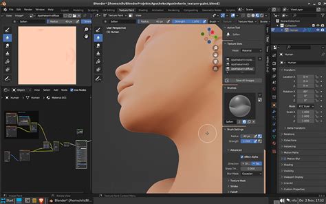 Texture Painting Is There A Way To Make The Soften Brush More Stronger Materials And Textures