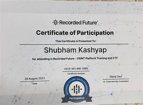shubham kashyap on linkedin cybersecurity professionaldevelopment